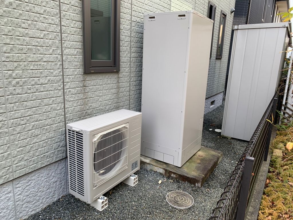 「DH-46G2AUB」電気温水器からの水漏れ故障でエコキュートに取替 | 株式会社Eテックス