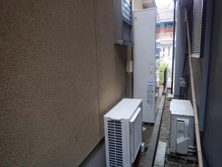 F24でエコキュート修理不可「HE-37W3Q」ヒートポンプ内部から水漏れで取替工事 城陽市Y様 | 株式会社Eテックス